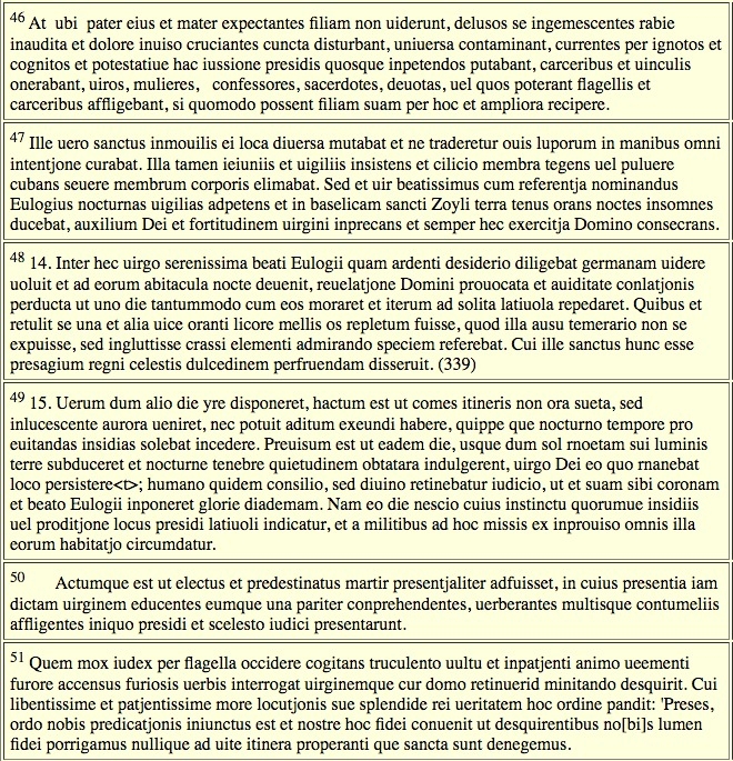 Mozarabic Writings: The Life of Eulogius by Álvaro of Córdoba :: Aymenn ...