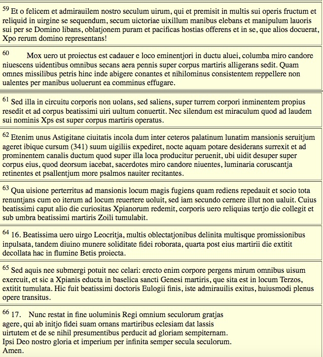 Mozarabic Writings: The Life of Eulogius by Álvaro of Córdoba :: Aymenn ...